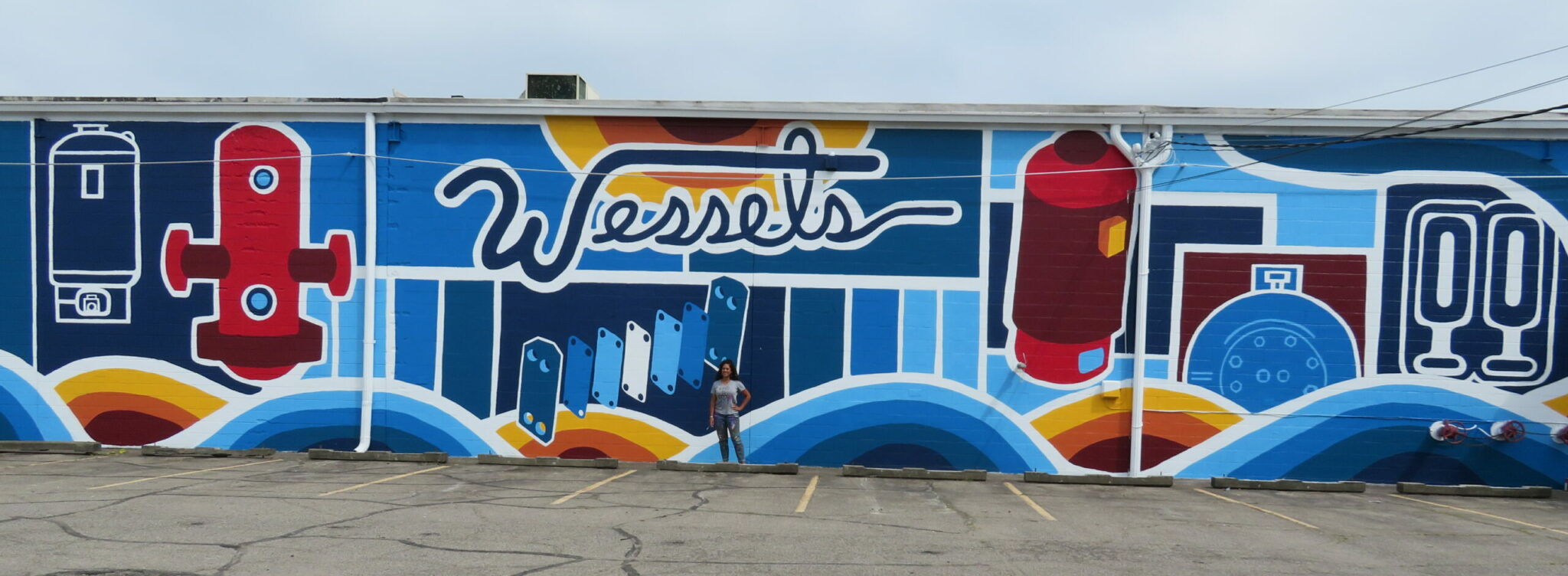 Mural Brings Fresh Life to Wessels Company headquarters | Wessels Company